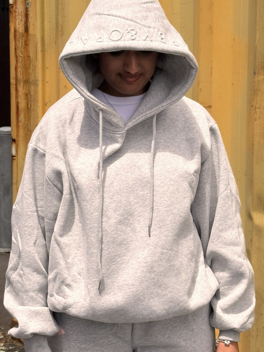 ARBY N OPAL EMBOSSED HOOD GREY – Lifestyle Sports NZ