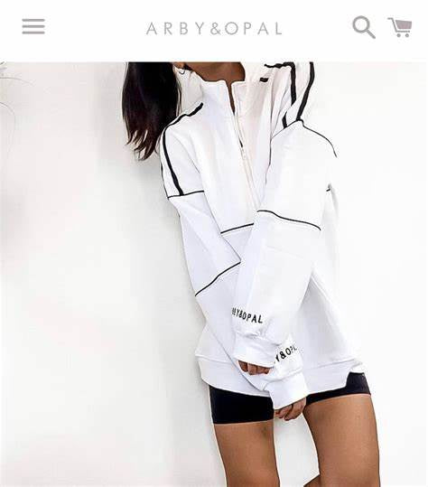 ARBY N OPAL QUARTER ZIP WHITE 1/4 – Lifestyle Sports NZ