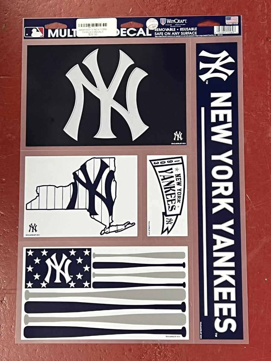 WNNY569116 NEW YORK YANKEES DECALS – Lifestyle Sports NZ
