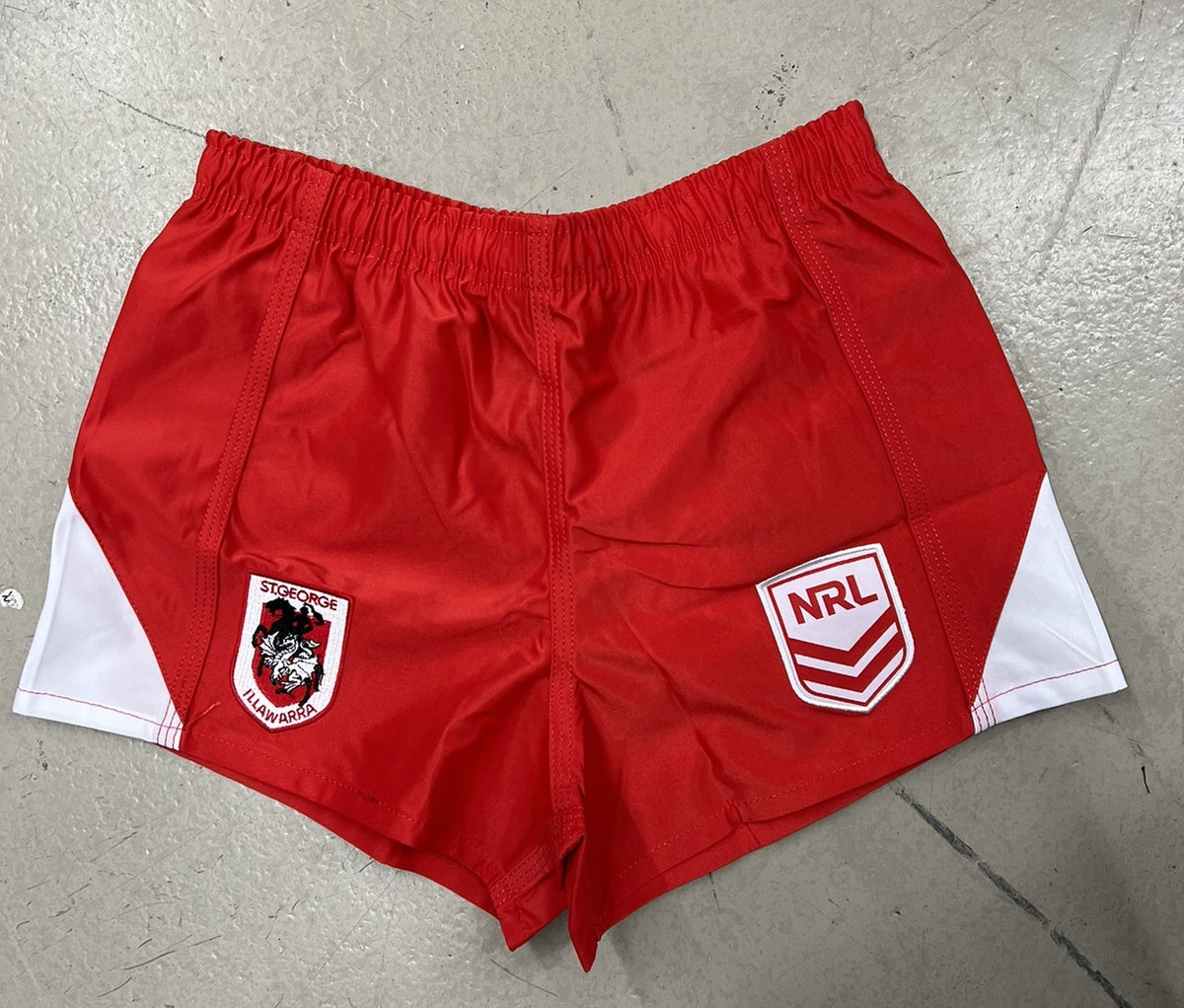 NSH22MST NRL DRAGONS SHORTS – Lifestyle Sports NZ